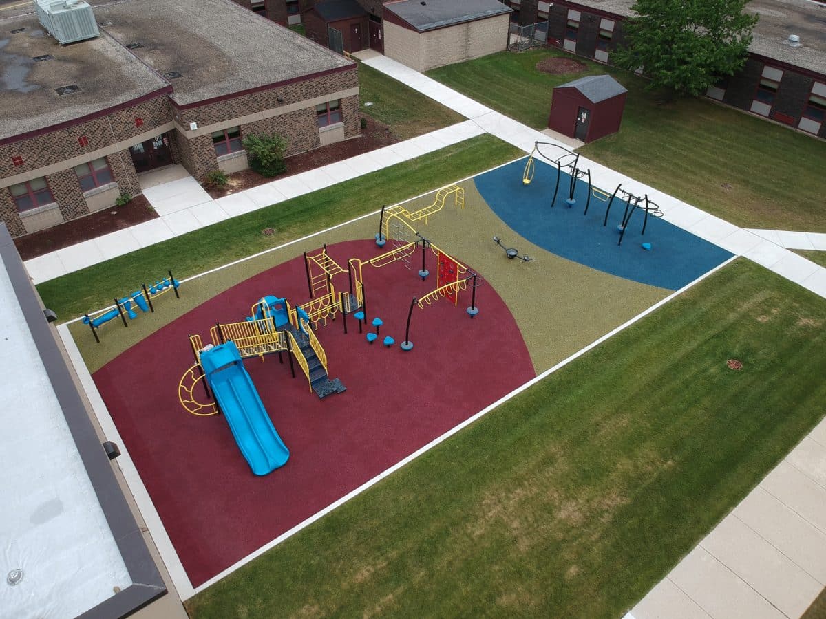 Poured in Place Rubber - Perfect Turf